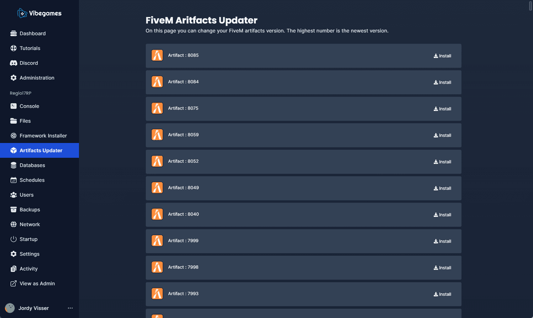 FiveM Server Hosting | VibeGAMES.com